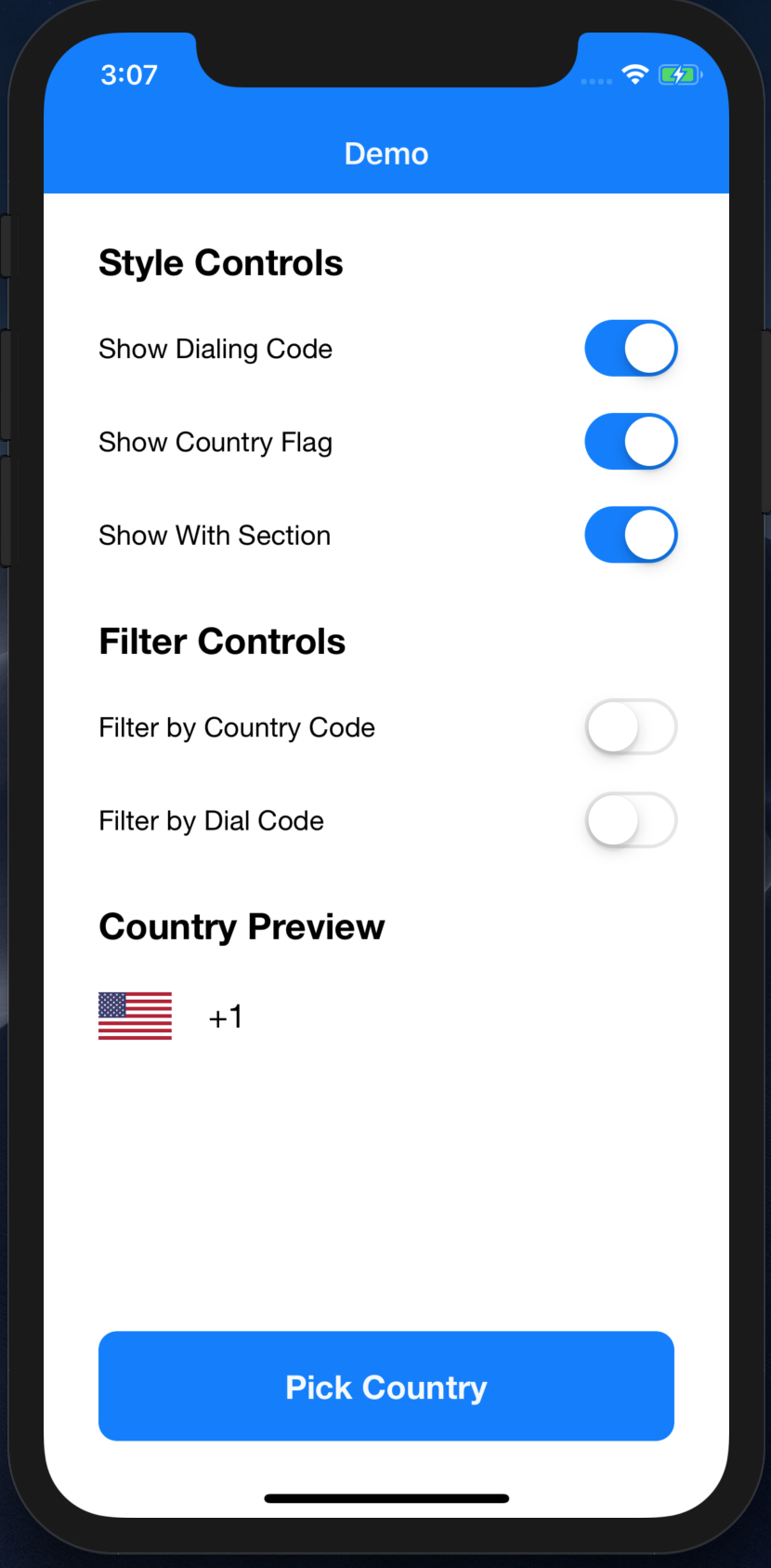 CountryPicker | A simple, customizable Country picker for picking ...